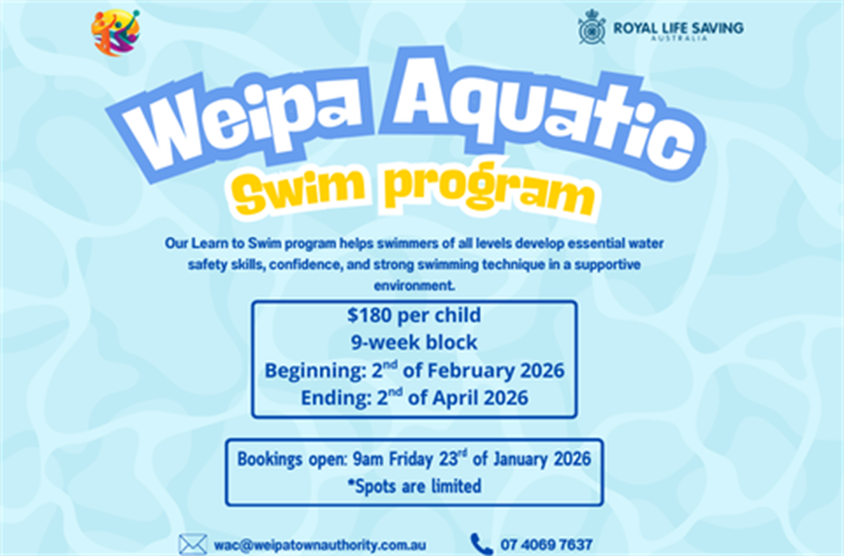 Learn to Swim | Weipa Town Authority