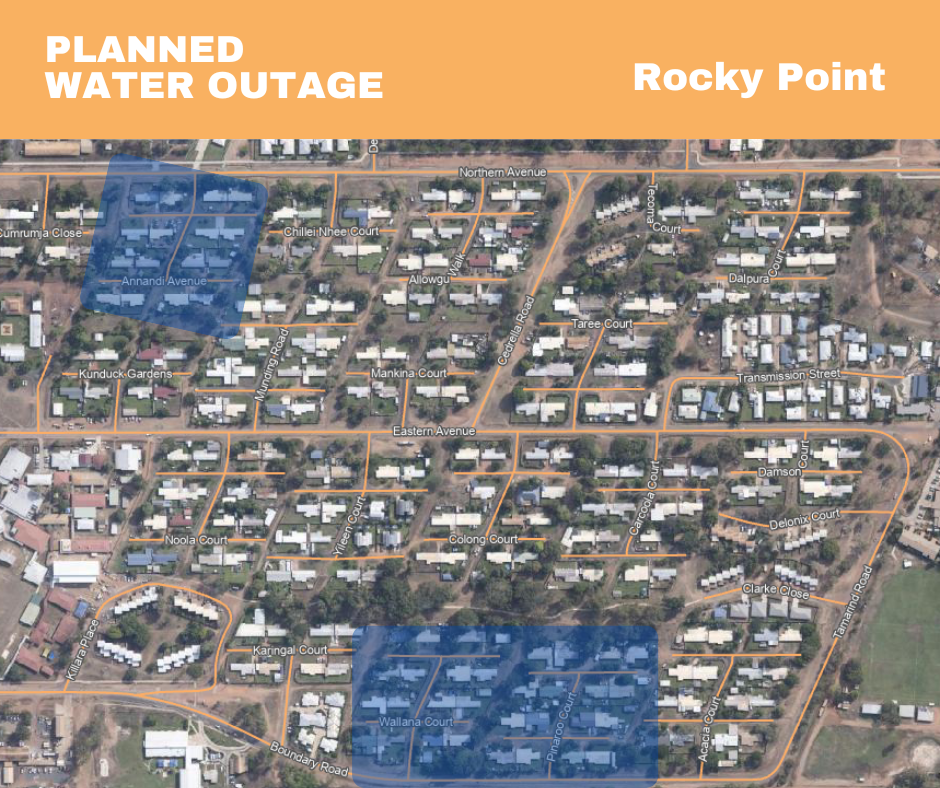 Planned Water Outage | Weipa Town Authority